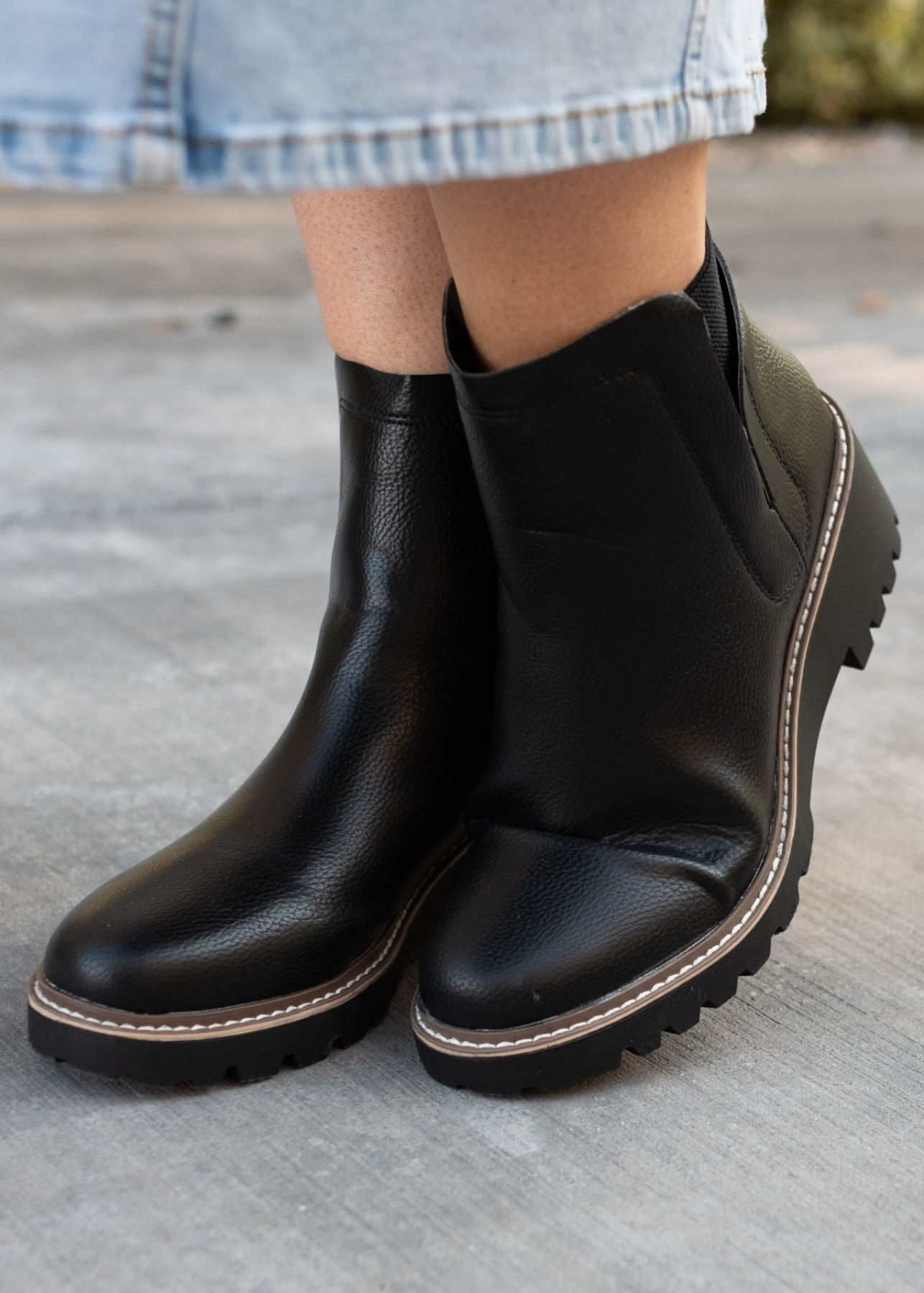 Mya Black Ankle Boots – Lena Layne