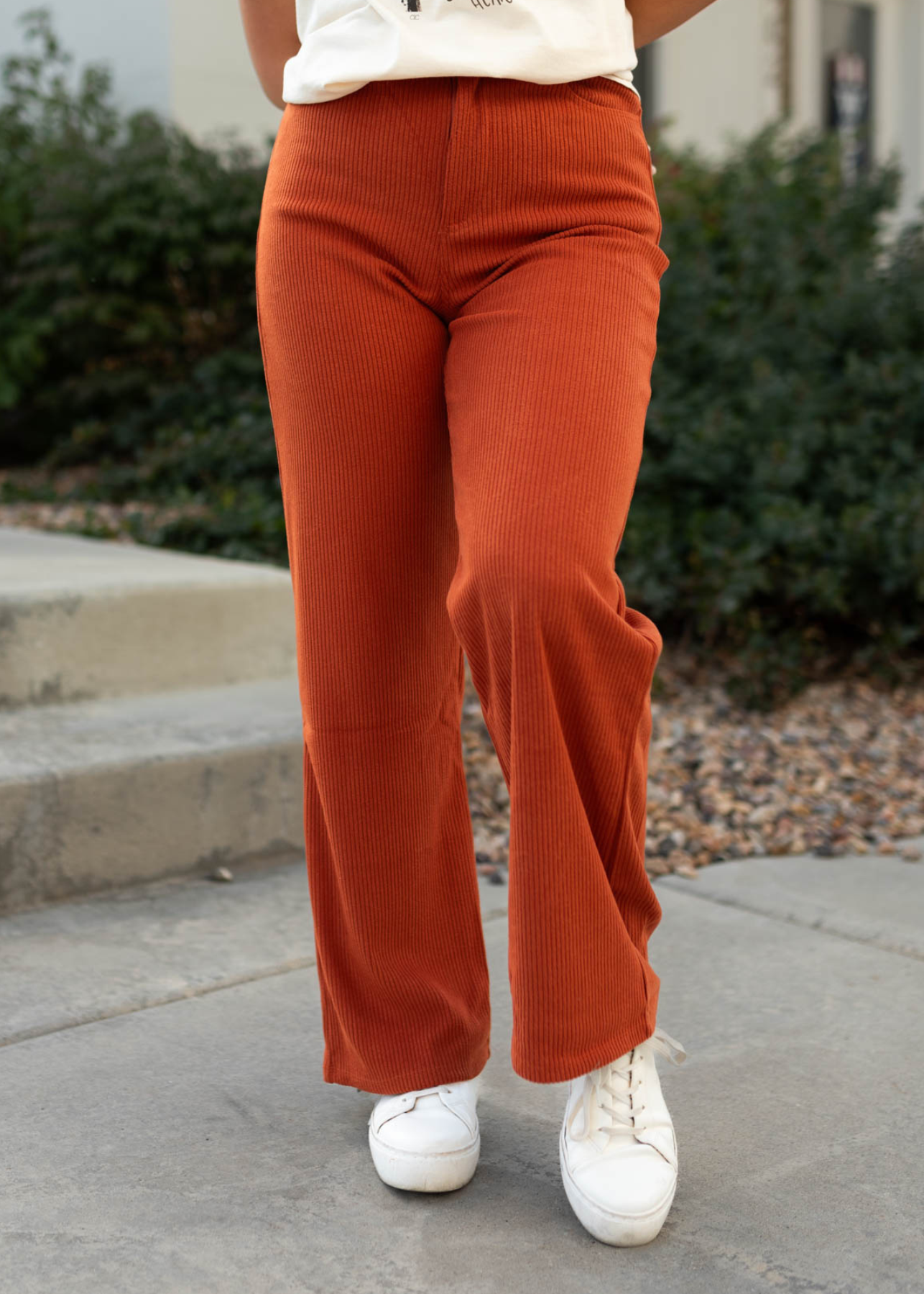 Valerie Rust Corduroy Pants Hayden Straight Leg – My Sister's Closet